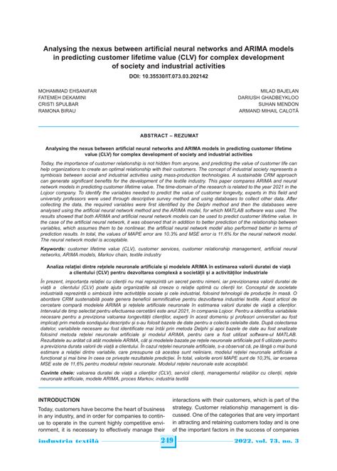 Pdf Analysing The Nexus Between Artificial Neural Networks And Arima Models In Predicting