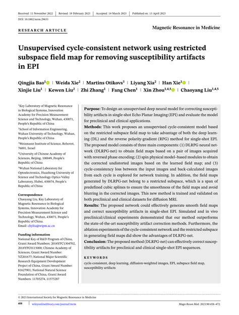 PDF Unsupervised Cycle Consistent Network Using Restricted Subspace