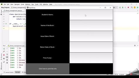 Library Management App Creating A Library Record App With Kivy A Step By Step Guide Youtube
