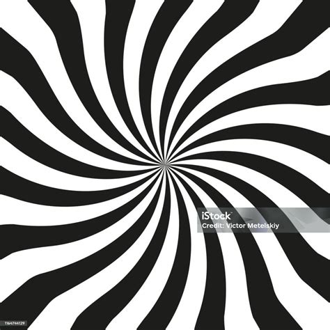 소용돌이 치는 방사형 패턴 소용돌이 와 나선형 광선 배경 벡터 그림입니다 검은색에 대한 스톡 벡터 아트 및 기타 이미지 검은