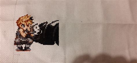 Wip 6 Hours Of Stitching Progress For Ffxv Rcrossstitch