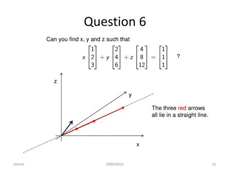 Ppt Engg2013 Unit 5 Linear Combination And Linear Independence Powerpoint Presentation Id 1786116