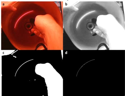 Results Obtained For The Line Segmentation A Represents The Original