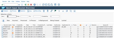 SAP Batch Input