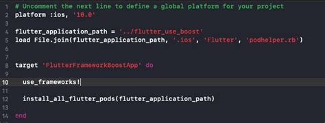 Flutter Module 使用flutter Boost框架，导出framework集成到ios工程中，路由跳转无反应 · Issue