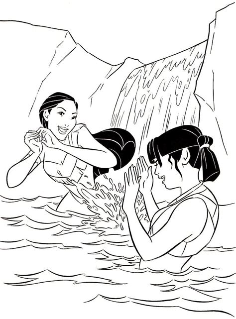 Pocahontas And Nakoma Coloring Page Download Print Or Color Online