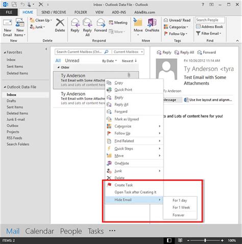 Customizing Outlook Main Menu Context Menus And Backstage View C Vbnet