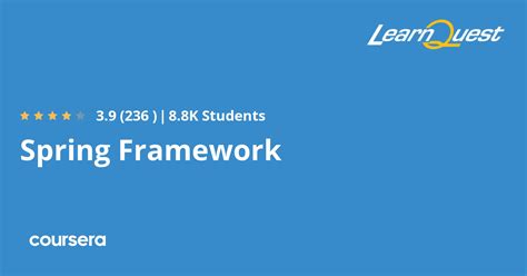 Spring Framework Specialization Coursya