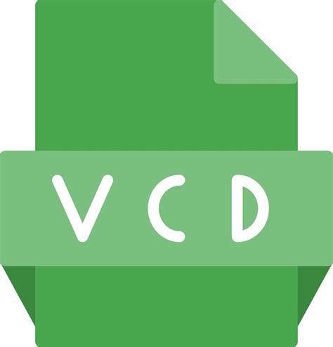 Vcd File Format Icon 15830382 Vector Art At Vecteezy