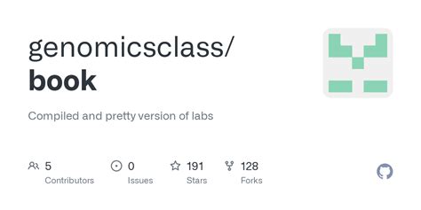 Github Genomicsclass Book Compiled And Pretty Version Of Labs