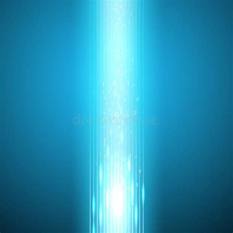 Stream Of Binary Code To World Map Stock Vector Illustration Of Crypt
