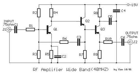 Design A High Frequency RF Amplifier Circuit With Schematic