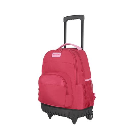 mochila com rodas para notebook feminina acceleration java rosa 16