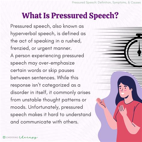 What Is Pressured Speech