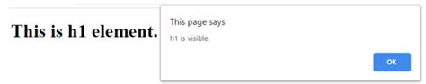 jquery is visible how to detect a specific element is visible or not