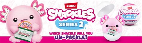 Snackles Plush Small Series 2 Plush 5 Capsule Mx Juguetes Y Juegos