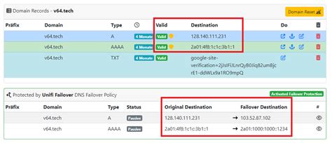 IPv64 Net Automatic DNS Failover Protection