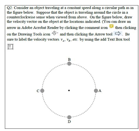 solved q2 consider an object traveling at a constant speed