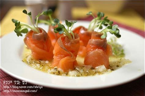 훈제연어 샐러드