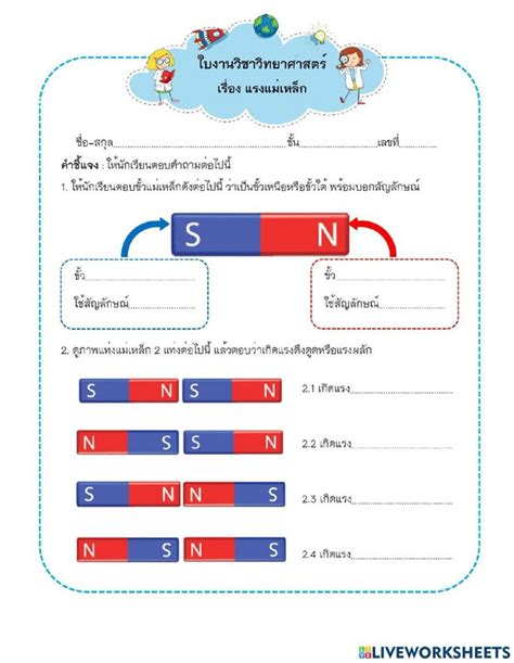 แรงแม่เหล็ก Activity