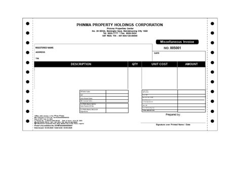 Miscellaneous Invoice Eopt Base Pdf Value Added Tax Economies