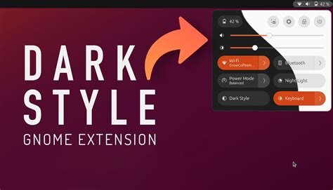 Dark Style Gnome Extension For Ubuntu 2310 Omg Ubuntu