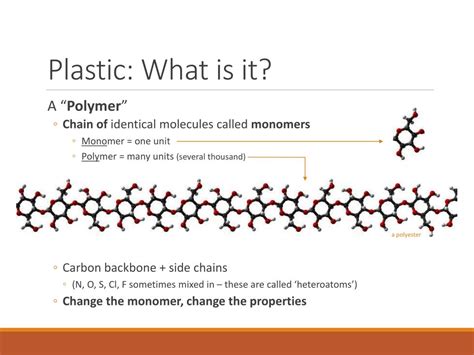 Ppt The Chemistry Of Plastics Its Formation Properties
