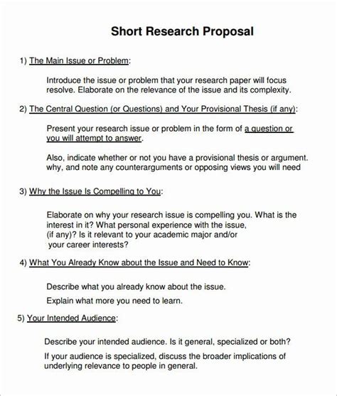 Undergraduate Research Proposal Examples