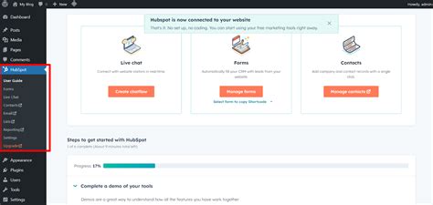 Hubspot Wordpress Integration By Using The Hubspot Plugin