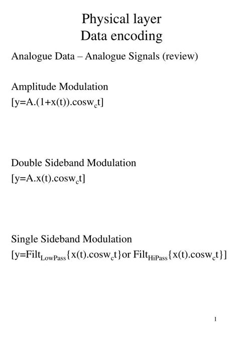 Ppt Physical Layer Data Encoding Powerpoint Presentation Free