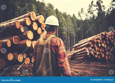 Deforestation Generative Ai Stock Illustration Illustration Of