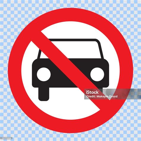 자동차 또는 주차 교통 표지판 없음 표지판 금지 벡터 일러스트레이션 주차금지 표지판에 대한 스톡 벡터 아트 및 기타 이미지 주차금지 표지판 차 0명 Istock