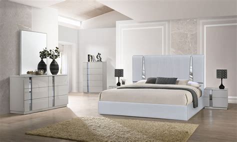 Palermo Grey Bedroom Set W Matisse Silver Grey Bed Jm Furniture