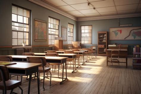 Premium Ai Image Class Room