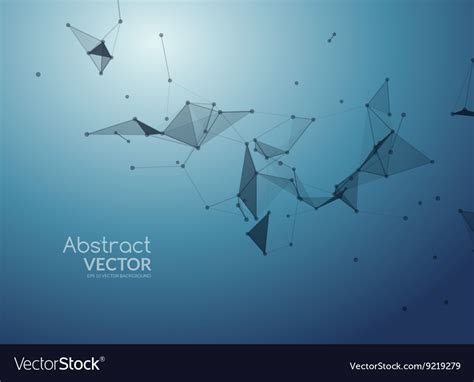 Abstract Background Futuristic Style Card Vector Image