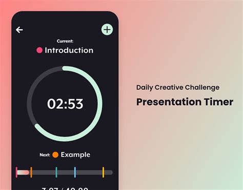 Xd Daily Challenge Presentation Timer App