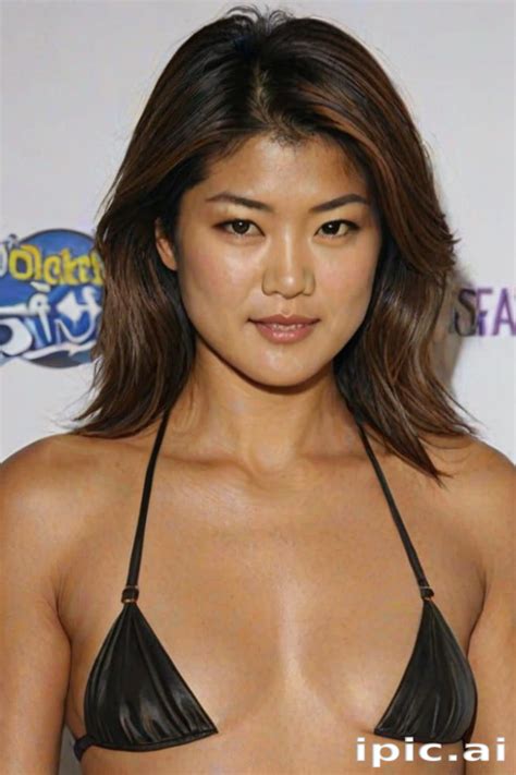 Confident Young Woman Posing In A Stylish Black Bikini At Event