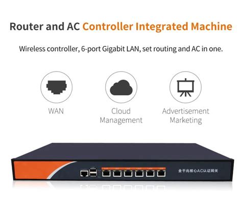 6พอร์ต Gigabit Ac Router Wifi Core Gateway Enterprise Load Balancing