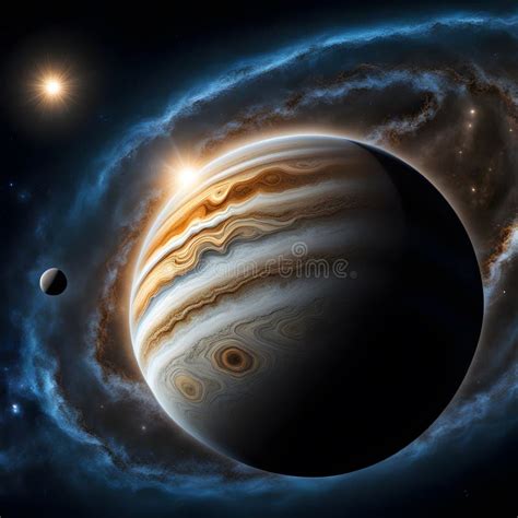 Planets In Space Ai Generatet Stock Illustration Illustration Of Neighbors Science 307659395