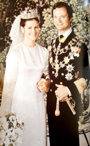 Queen Silvia On The Day Of Her Wedding To King Carl Xvi Gustav Of