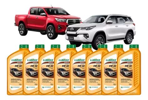 Kit 8l Óleo Lubrax Svu 5w30 Hilux Sw4 28 Diesel 2018 2019 Frete Grátis