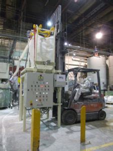 Bulk Bag Unloading Conveying System Doses Chemicals For Construction Products Spiroflow