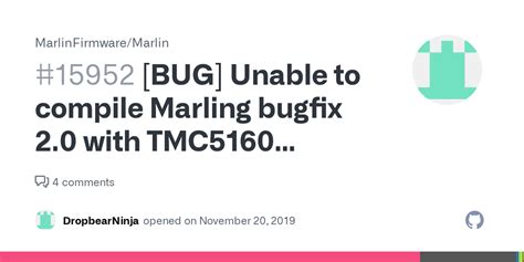 Bug Unable To Compile Marling Bugfix 20 With Tmc5160 Drivers On