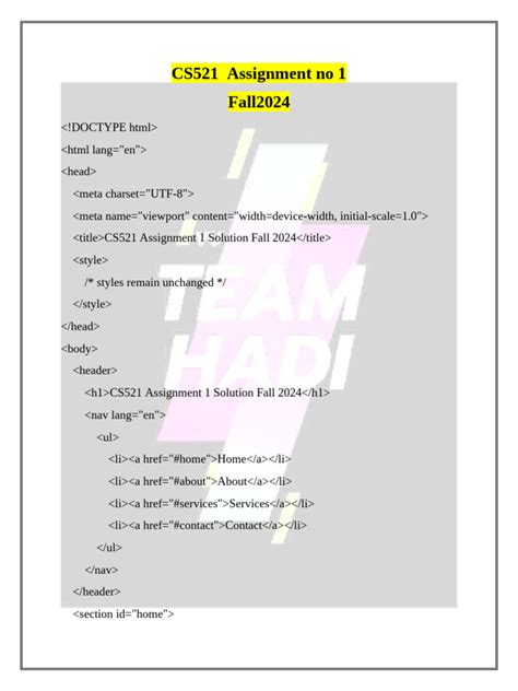 Cs521 Assignment No 1 Fall2024 Pdf