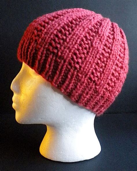 Basic Garter Rib Hat Pattern By Mary Beth Koskie Artofit