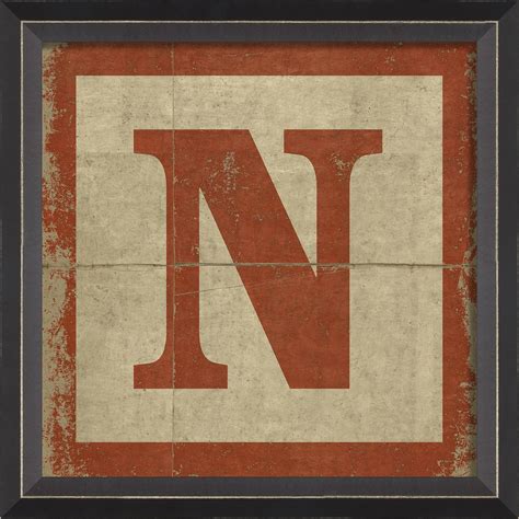 BC Small Red Letter Block N Spicher And Company