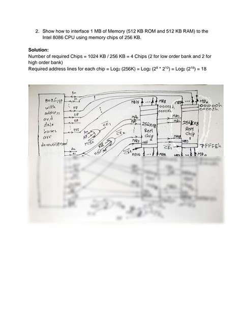 SOLUTION Memory Interfacing With The Intel 8086 Cpu Sheet Studypool