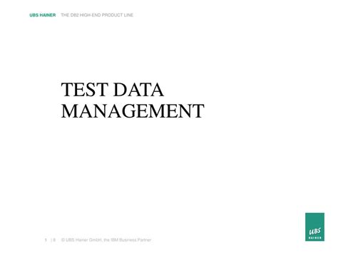 Ppt Test Data Management Powerpoint Presentation Free Download Id