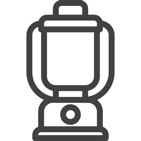 Lantern Icon Electricity Lantern Simple Thin Line Icon Sets 18245888 Png