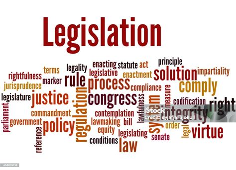 Legislation Word Cloud Concept 4 Stock Illustration Download Image Now Enacting Financial